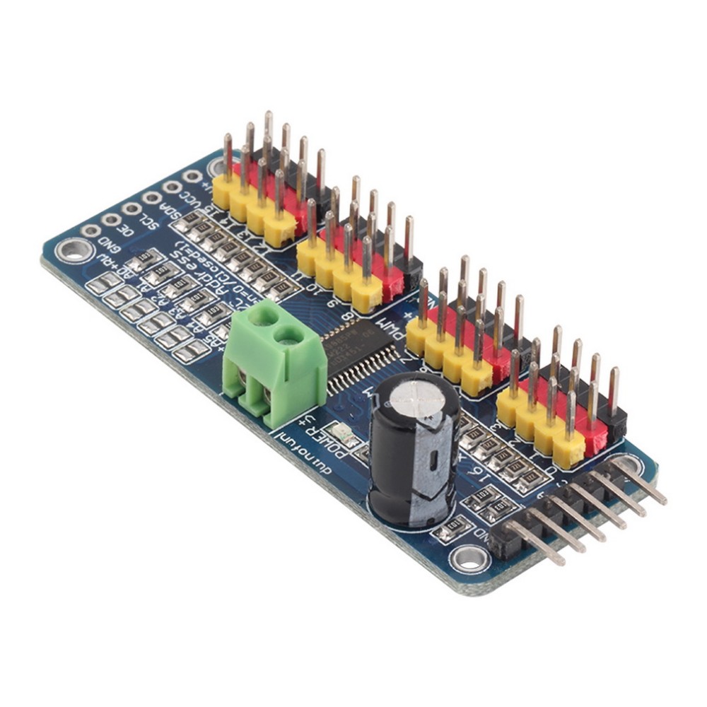 Servo breakout I2C x16 - Tienda Prometec