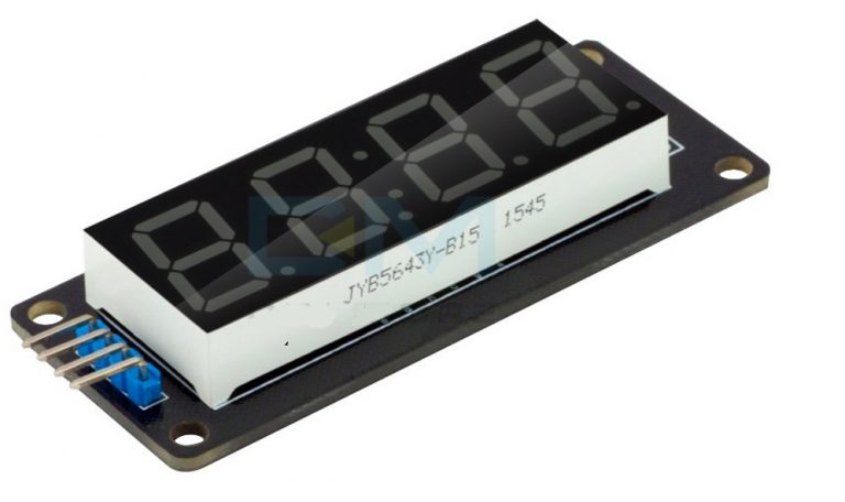 Display 4 digitos 7 segmentos con TM1637 - Tienda Prometec